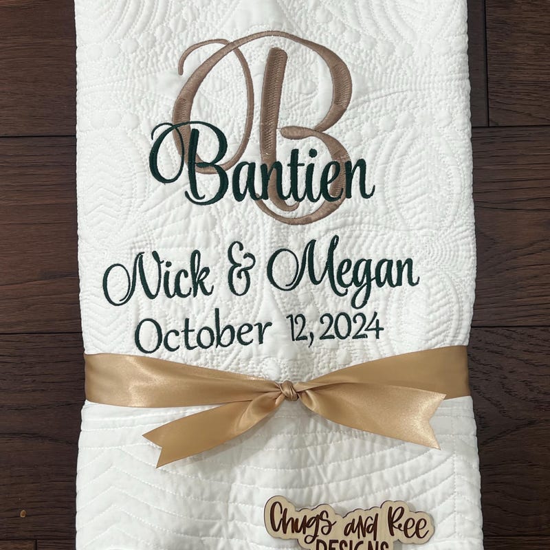 Monogrammed Quilt - Etsy