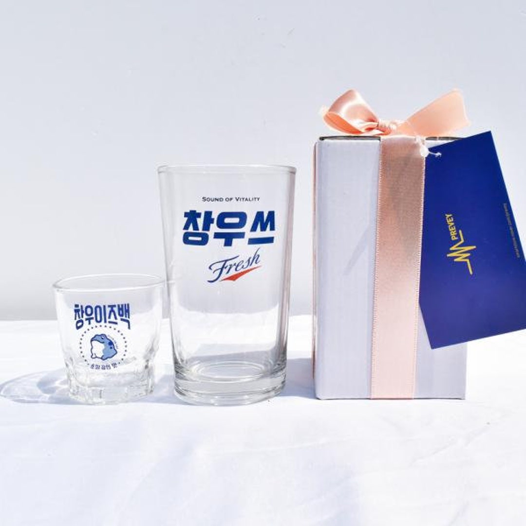 Soju Glass Beer Glass Set Couple Camping Birthday Wedding Housewarming ...