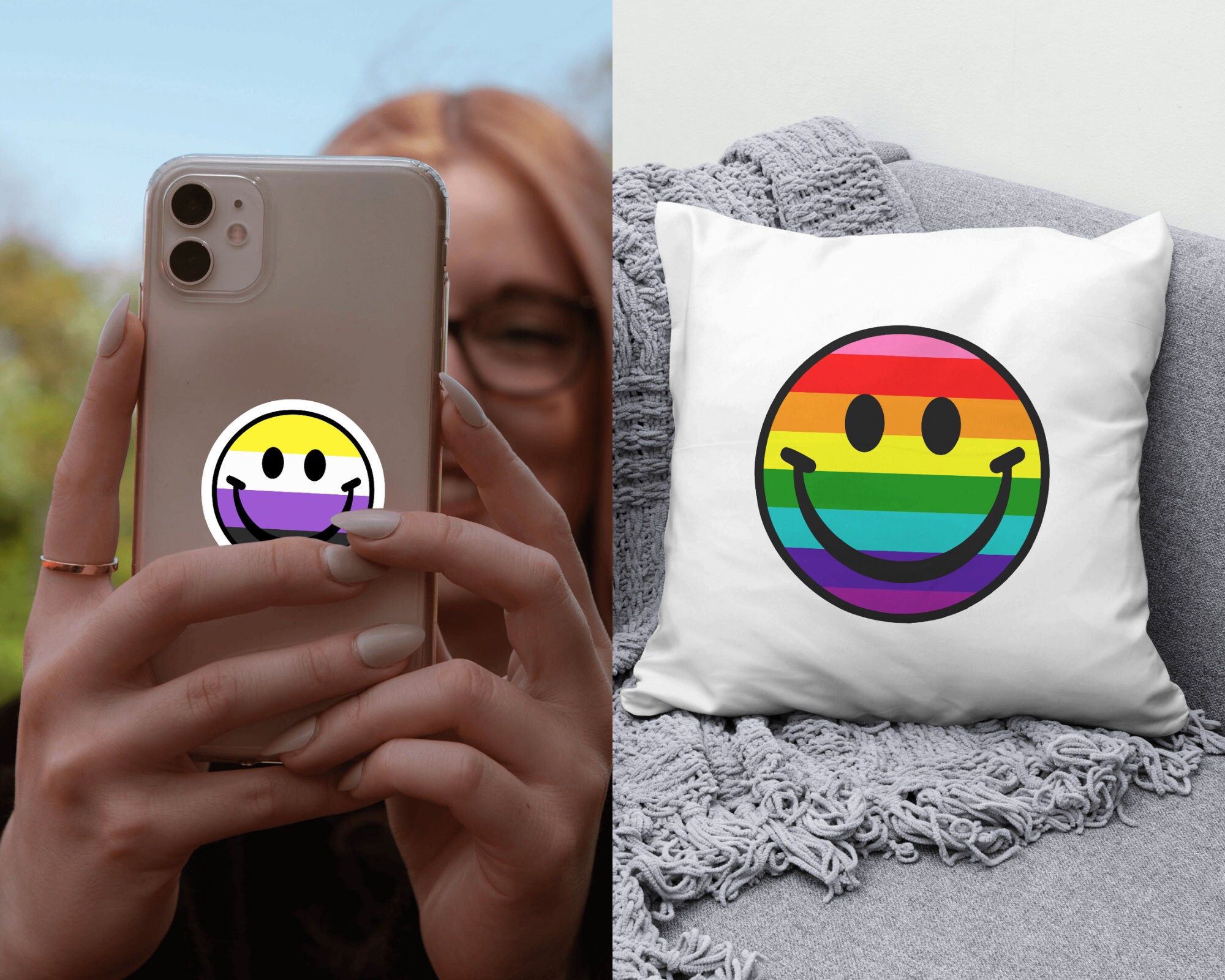 Retro Smiley Faces Pride SVG and PNG Vintage Smiley Commercial Use - Etsy