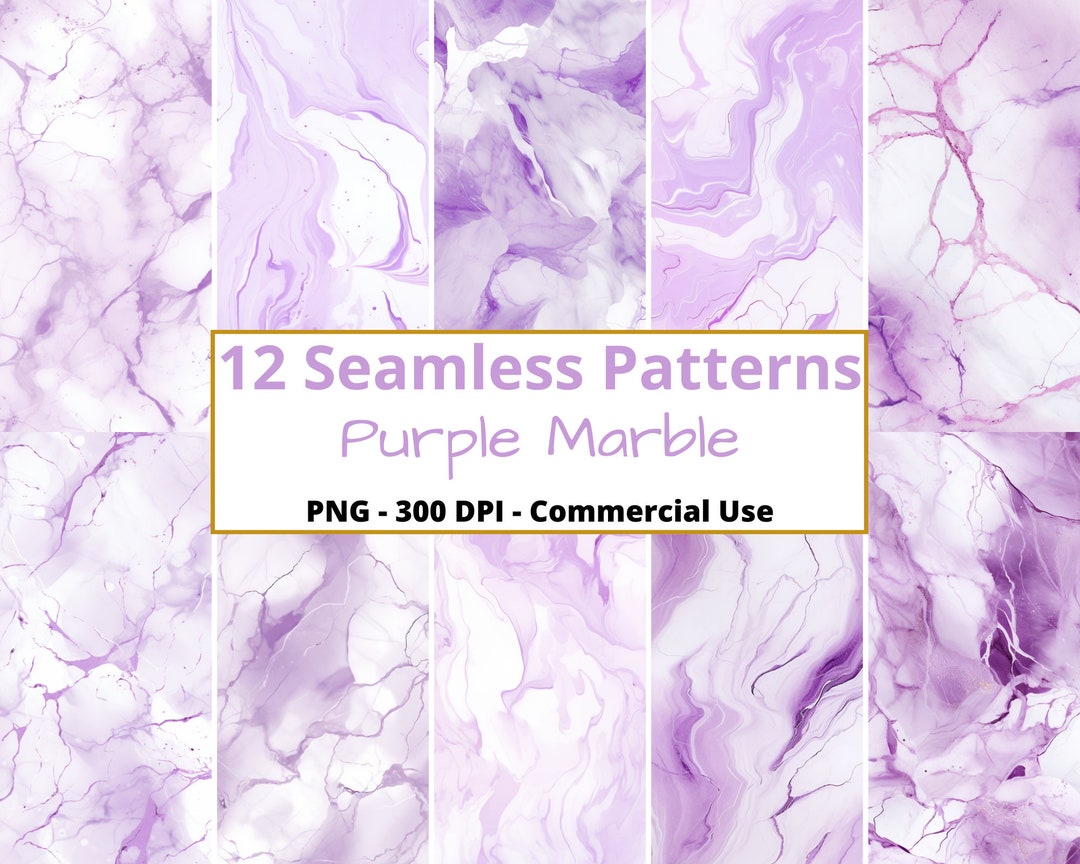 Marble Patterns Purple Marble Repeating Pattern Seamless Marble Digital ...