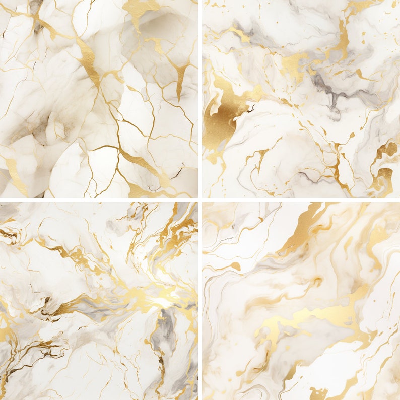 Marble Patterns Cream and Gold Marble Repeating Pattern Seamless Marble ...