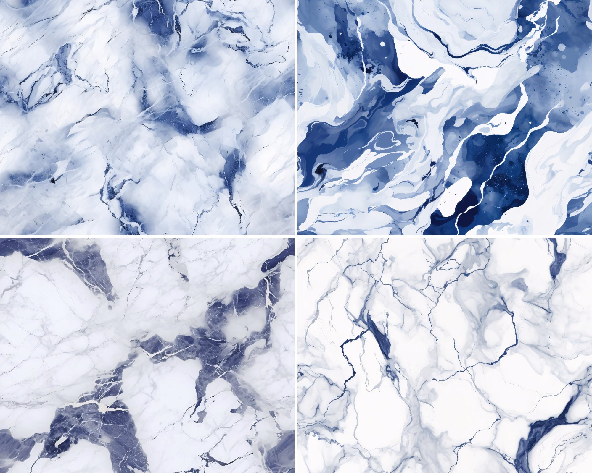 Marble Patterns Navy and White Marble Repeating Pattern Seamless Marble ...