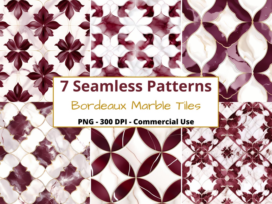 Marble Patterns Bordeaux Marble Tiles Repeating Pattern Seamless Marble ...