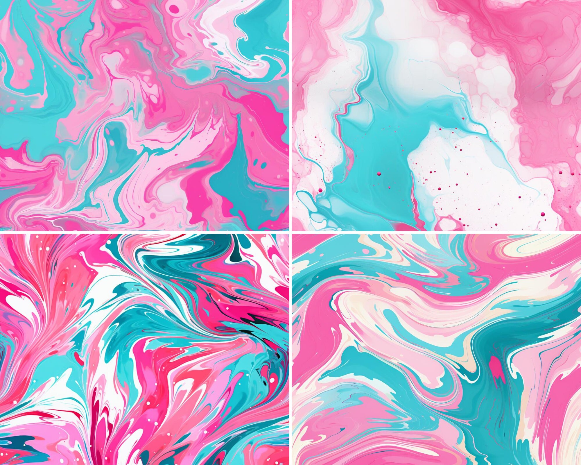 Marble Patterns Pink and Teal Marble Repeating Pattern Seamless Marble ...