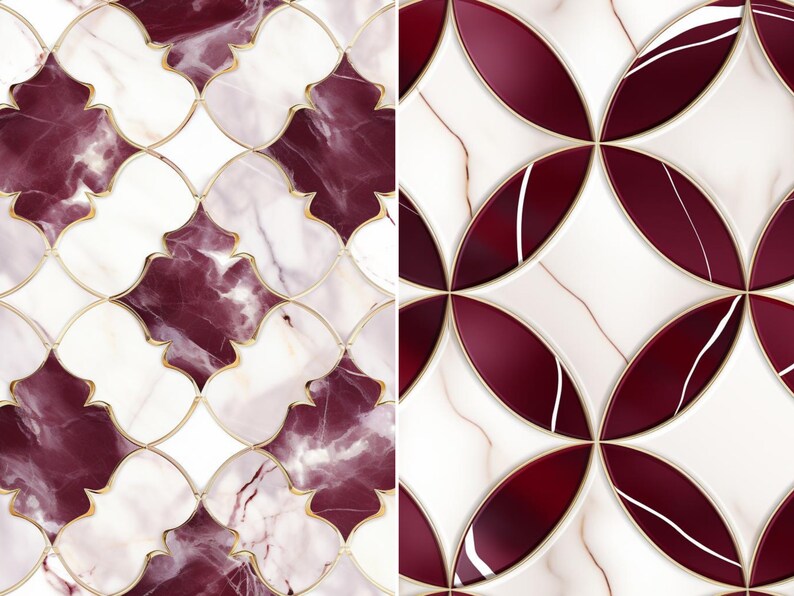 Marble Patterns Bordeaux Marble Tiles Repeating Pattern Seamless Marble ...