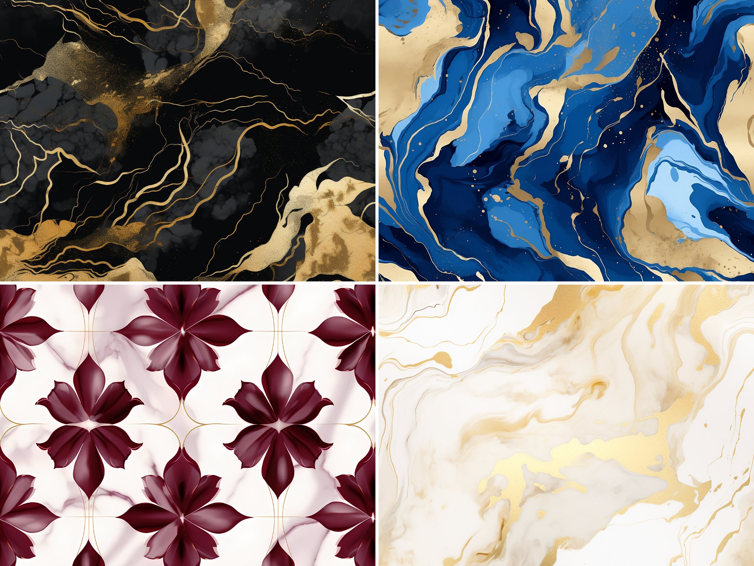 Marble Pattern Seamless Digital Paper Marble Repeating Pattern Marble ...