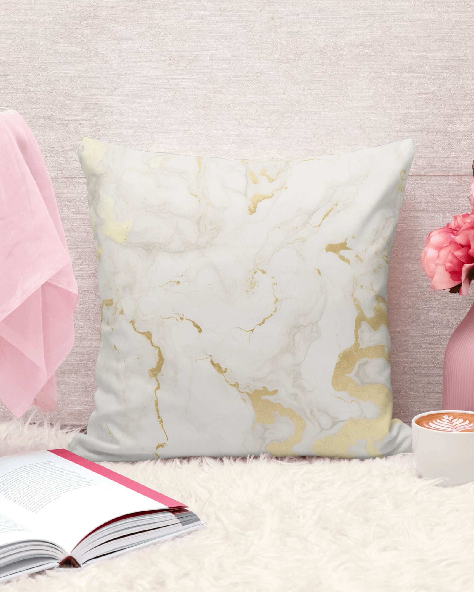 Marble Patterns Cream and Gold Marble Repeating Pattern Seamless Marble ...