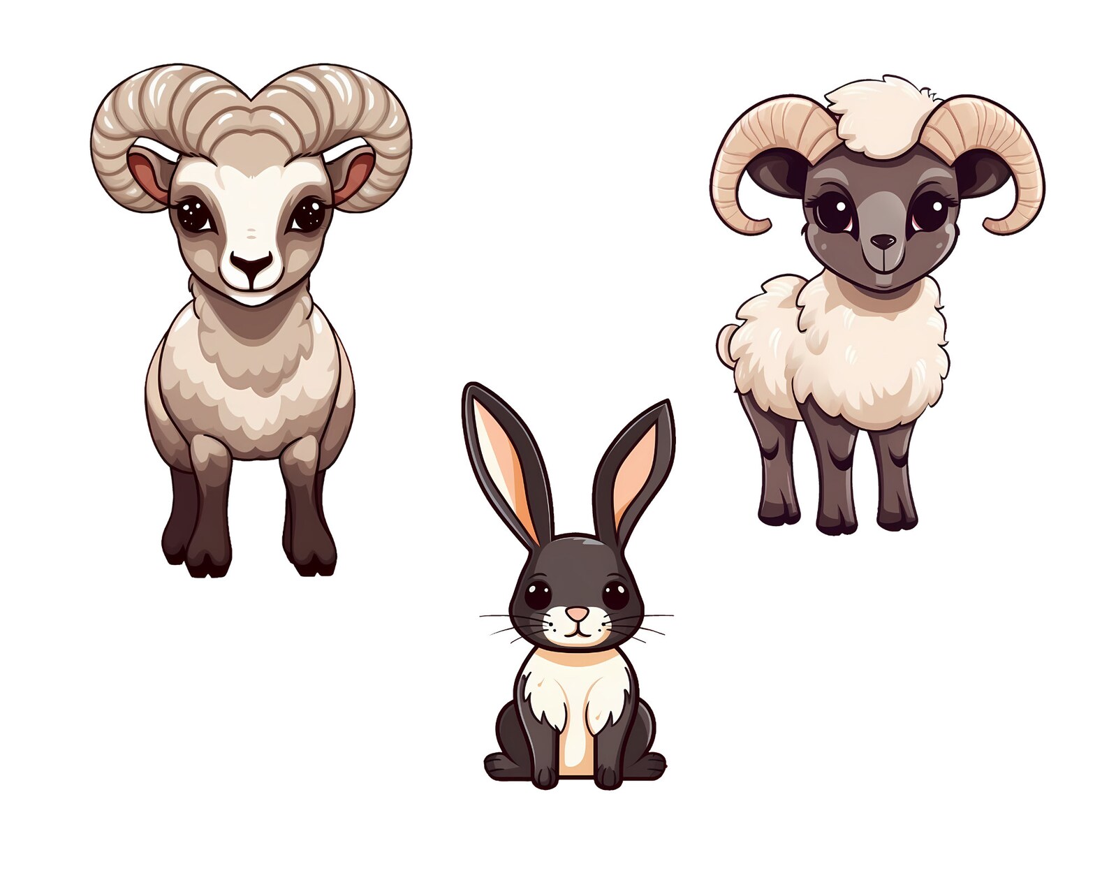 Desert Animal Clipart Cute Wild Animal PNG Sticker Kids Clipart School ...