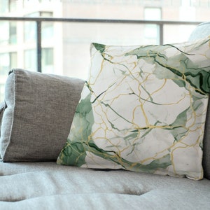 Marble Patterns Green and Gold Marble Repeating Pattern Seamless Marble ...