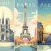 Paris Digital Posters, Set of 3, Printable Digital Art, Wall Art, Home ...
