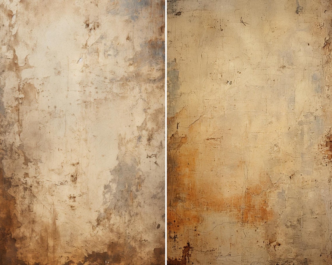 Old Distressed Paper Textures, Digital, Vintage Paper, Antique Paper ...