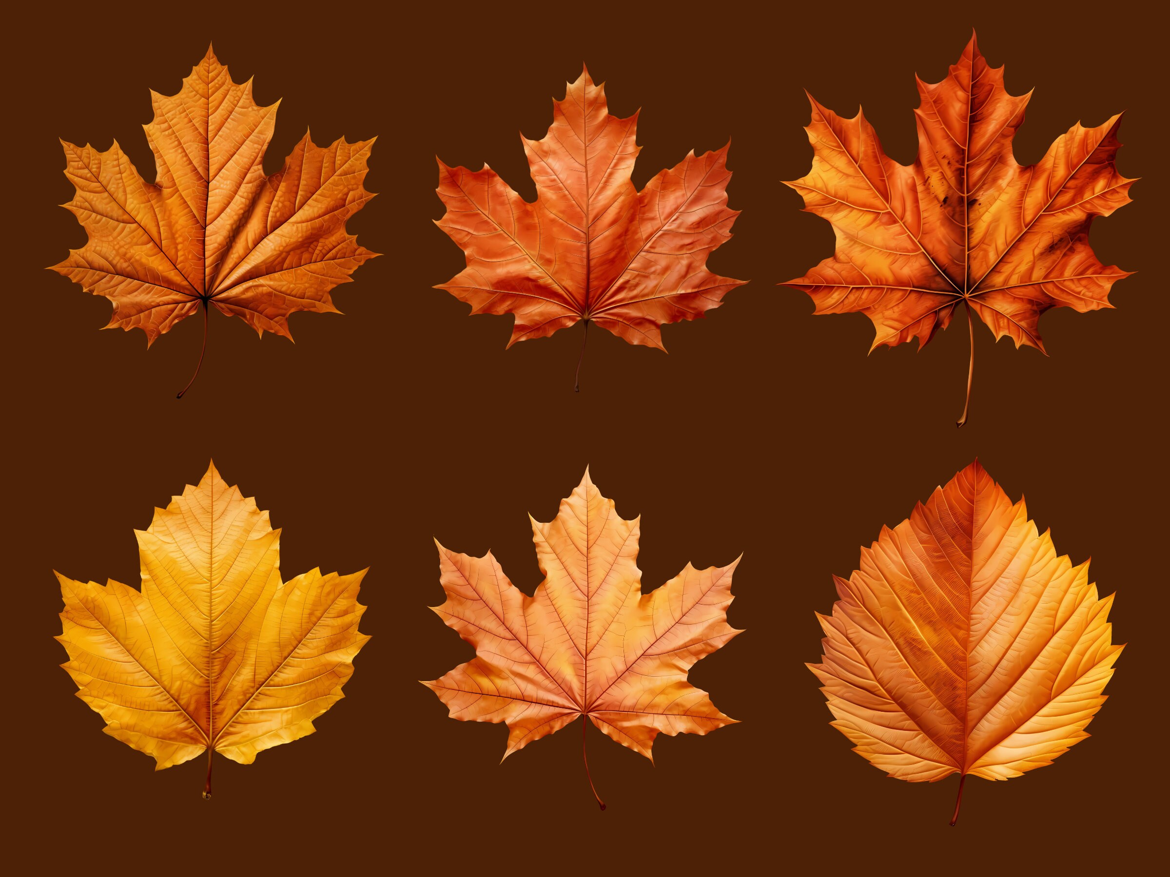 Fall Leaves Clipart, Autumn, Transparent Background PNG, Commercial Use ...