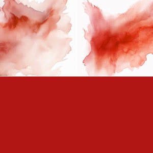 Red Watercolors Backdrops, Digital Paper, JPG, Scrapbook Paper ...