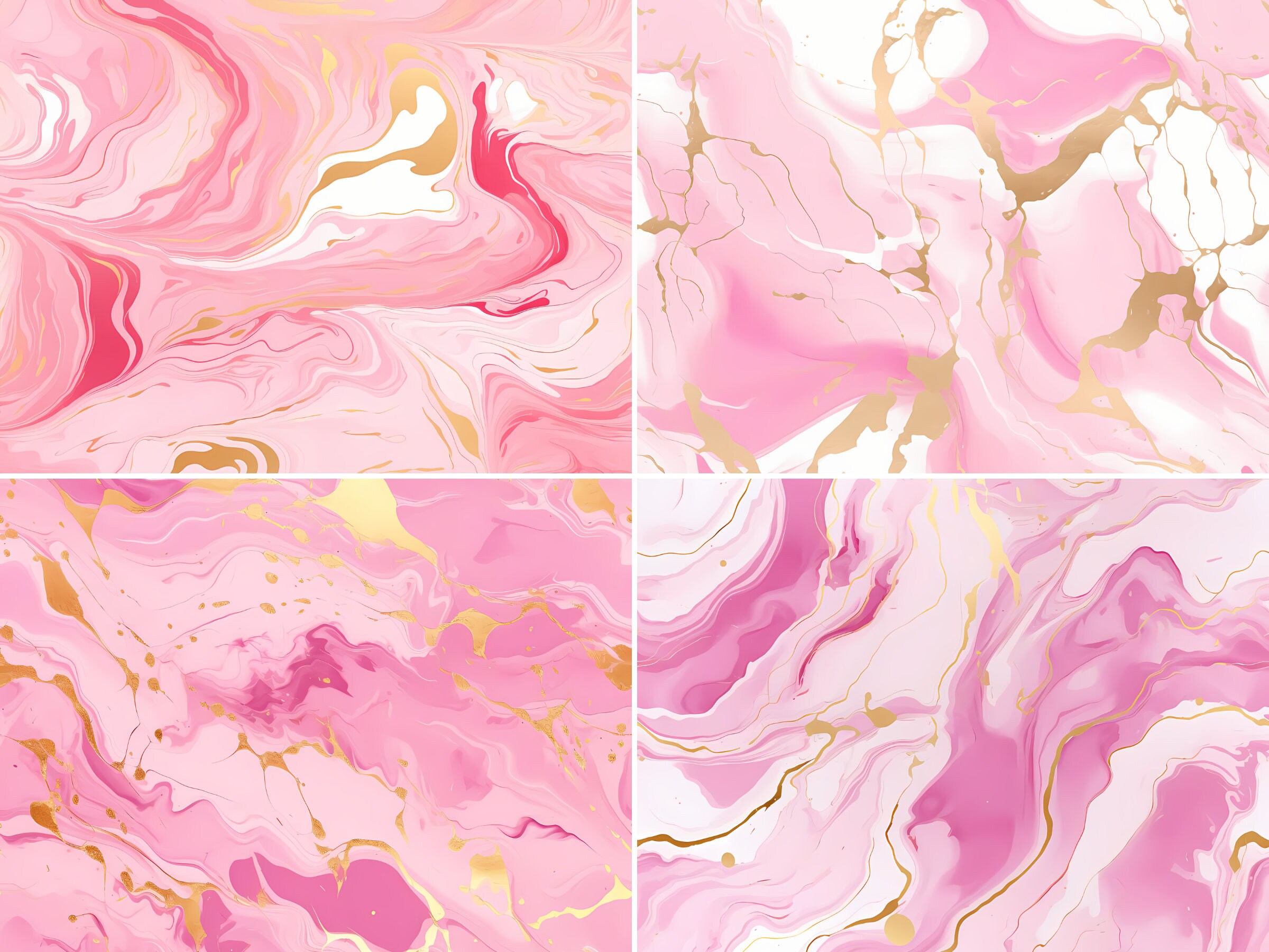 Marble Patterns Pink and Gold Marble Repeating Pattern Seamless Marble ...