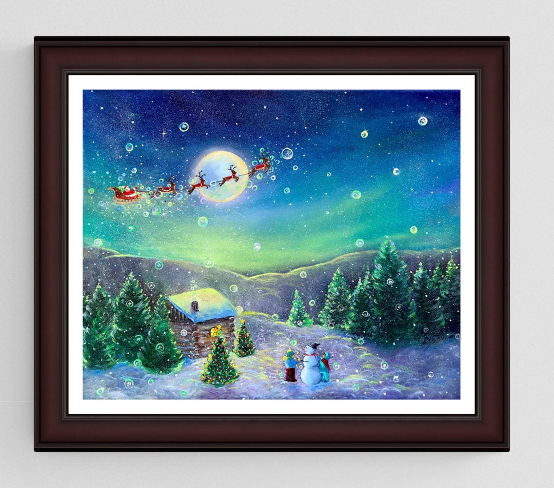 Christmas Wonder by Naz Toroyan, Framed - Etsy