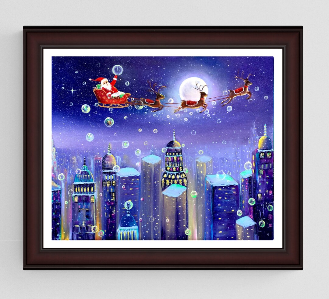 Christmas Story by Naz Toroyan, Framed - Etsy Österreich