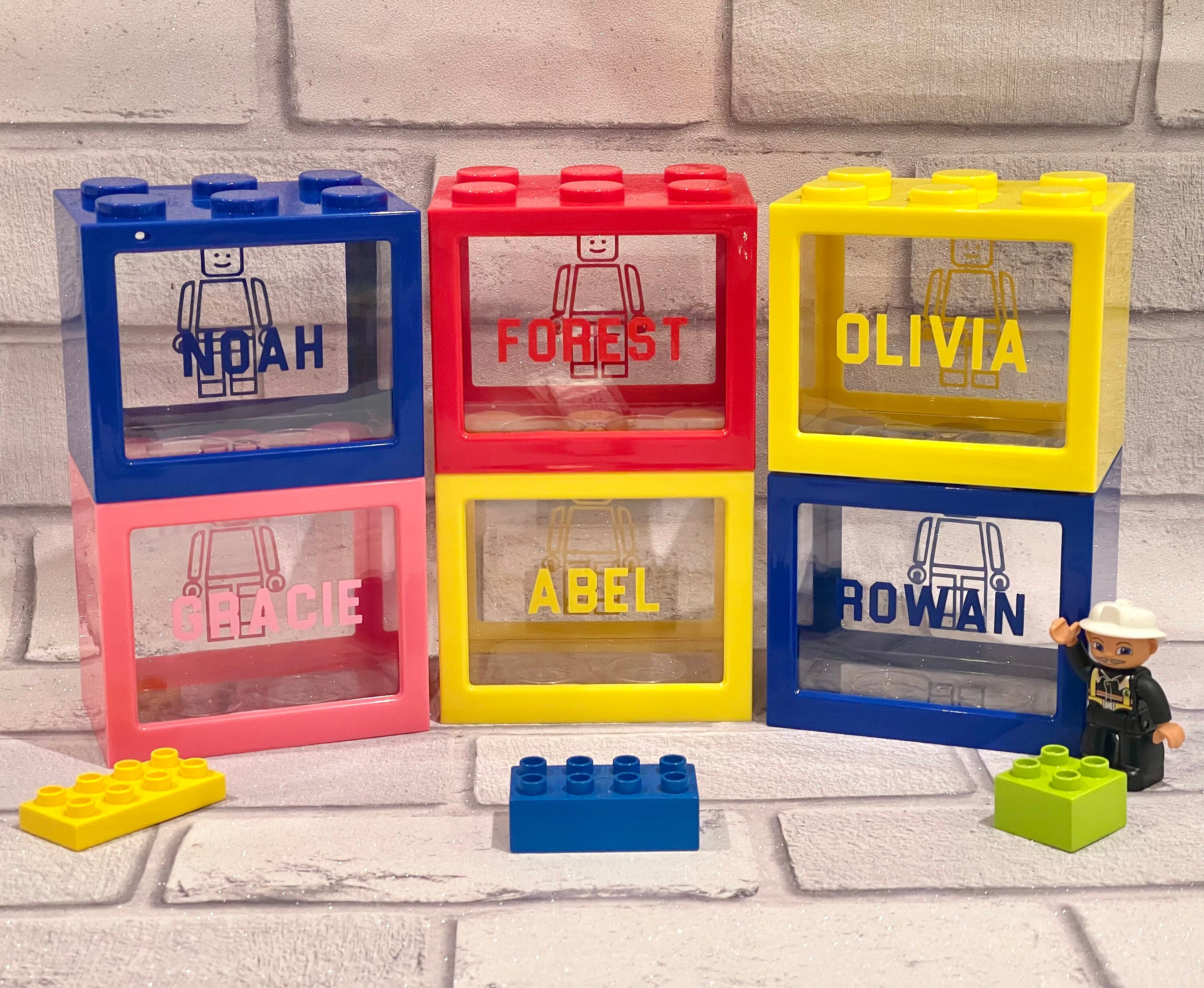 Personalised Brick Money Box Reward Box Birthday Gift | Etsy UK