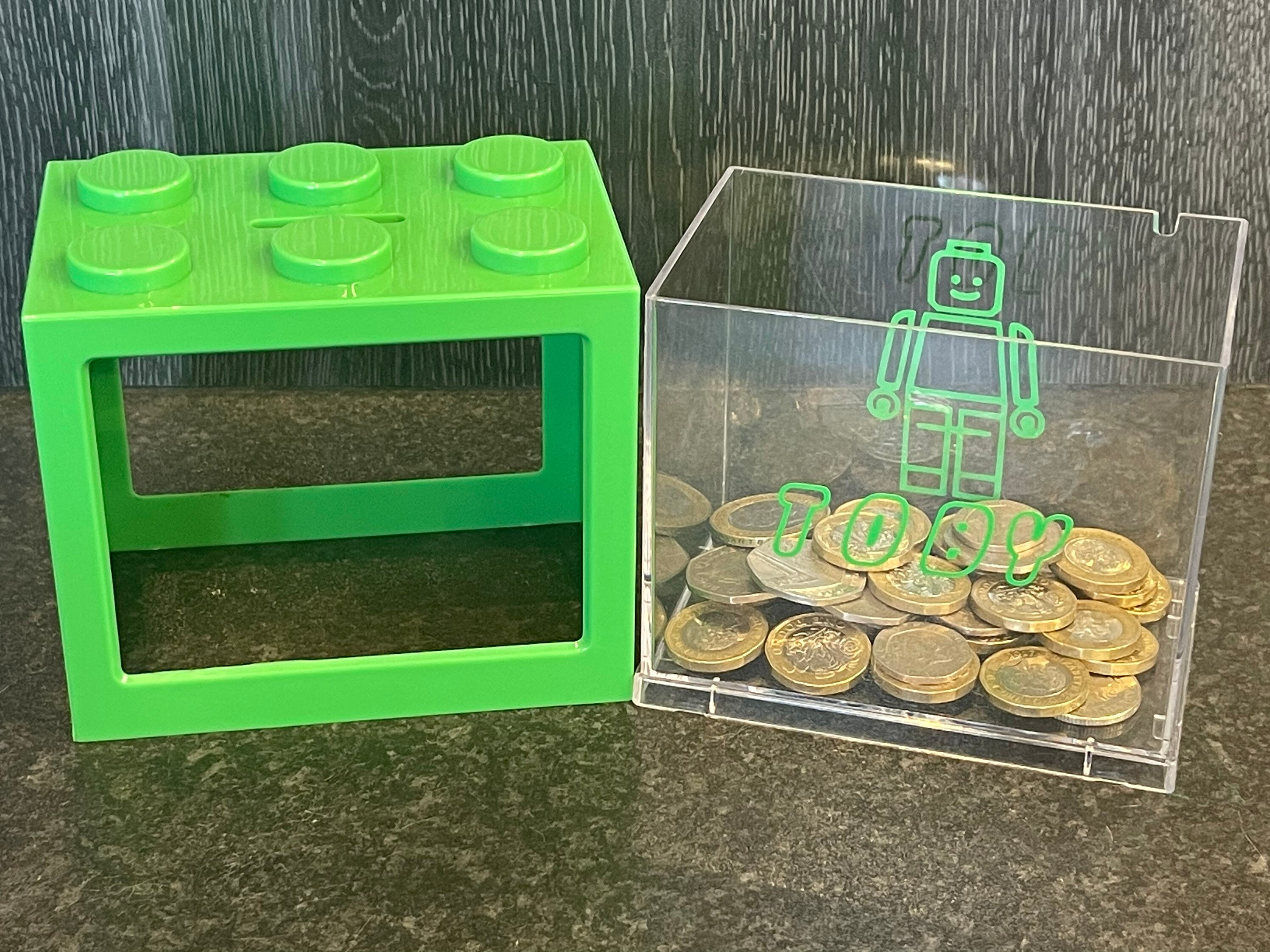 Personalised Brick Money Box Reward Box Birthday Gift - Etsy UK