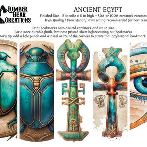 DIY Bookmarks - Ancient Egypt - Digital Download - Etsy