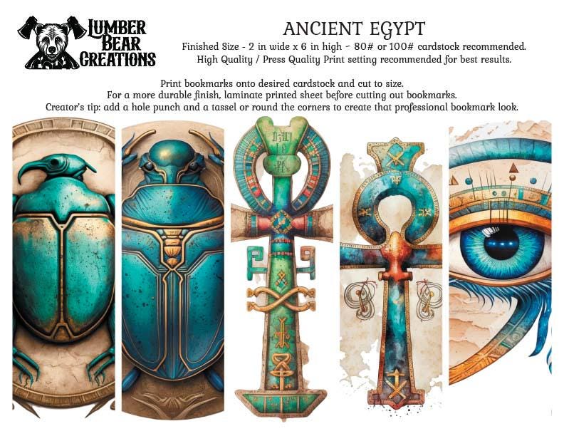 DIY Bookmarks - Ancient Egypt - Digital Download - Etsy