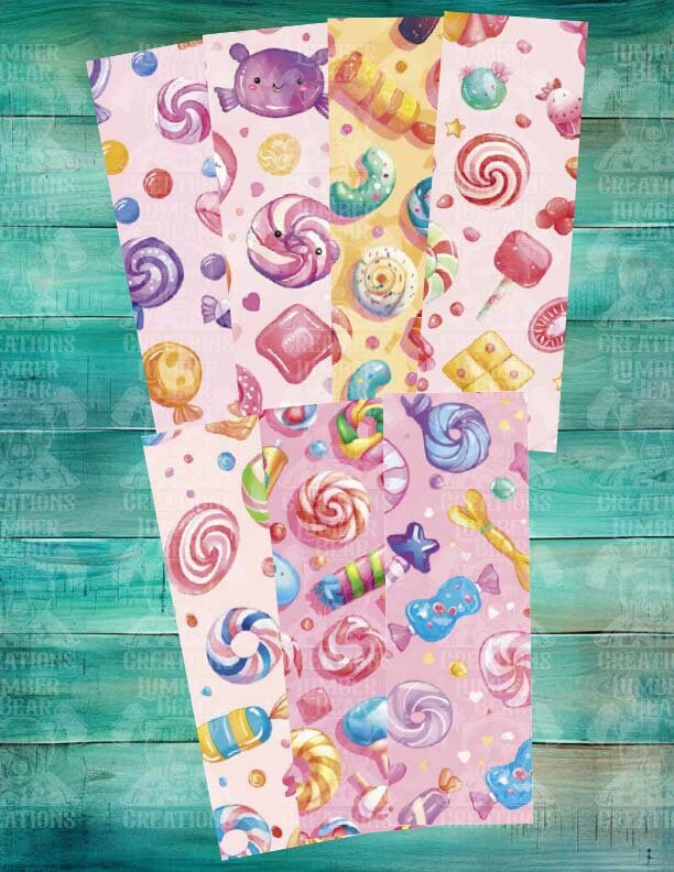 DIY Bookmarks - Kawaii Candy Patterns - Digital Download - Etsy