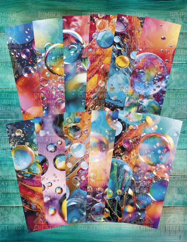 DIY Bookmarks Rainbow Patterns Digital Download - Etsy