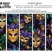 DIY Bookmarks Mardi Gras Themed Digital Download - Etsy