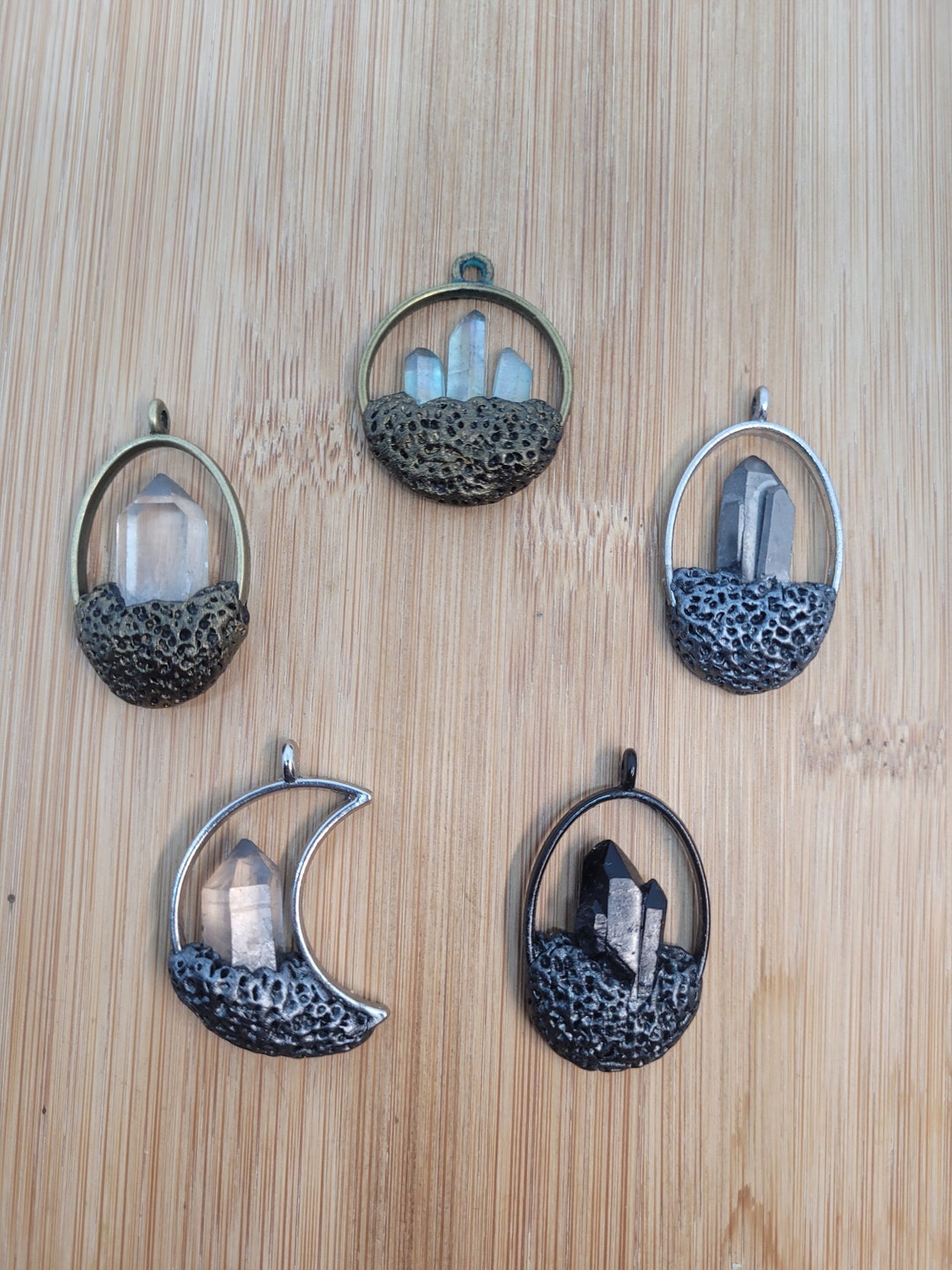 Clear Quartz Amulet - Etsy