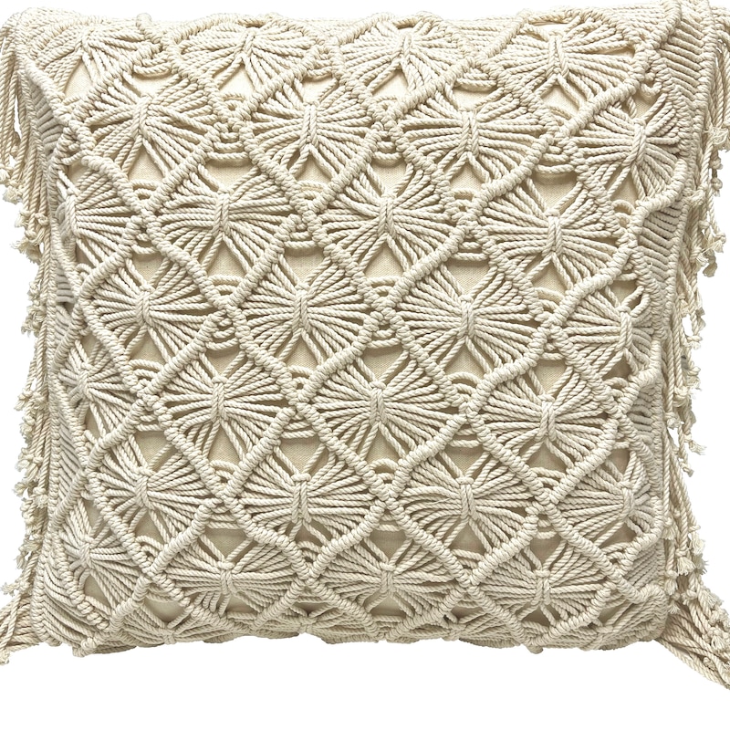 Macrame Pillow - Etsy