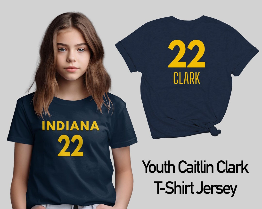 Youth Caitlin Clark Indiana Fever T-shirt, Kids Basketball Clark T ...