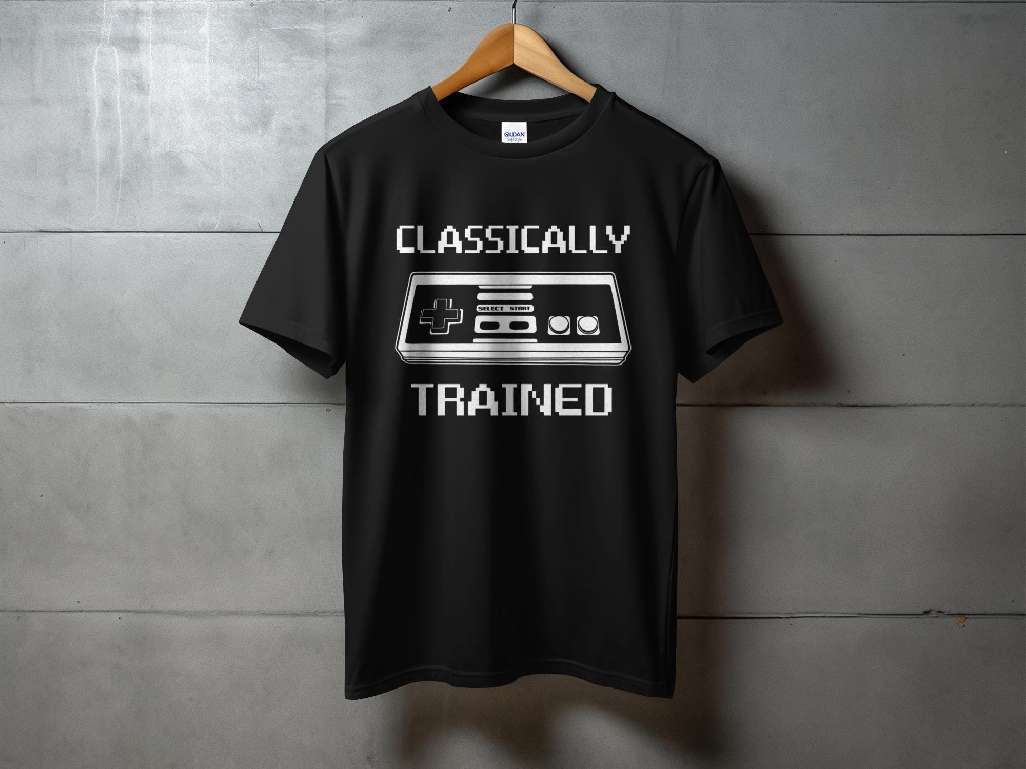 Classically Trained T-shirt, Nintendo Controller T-shirt, 80's Video ...