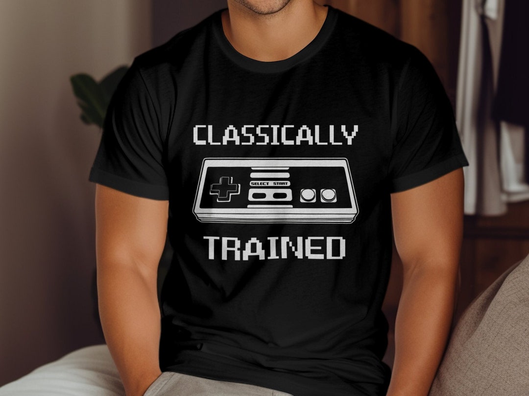 Classically Trained T-shirt, Nintendo Controller T-shirt, 80's Video ...