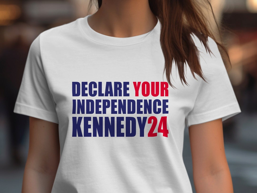 Declare Your Independence Kennedy 24 Women's T-shirt tight Fit, Kennedy ...