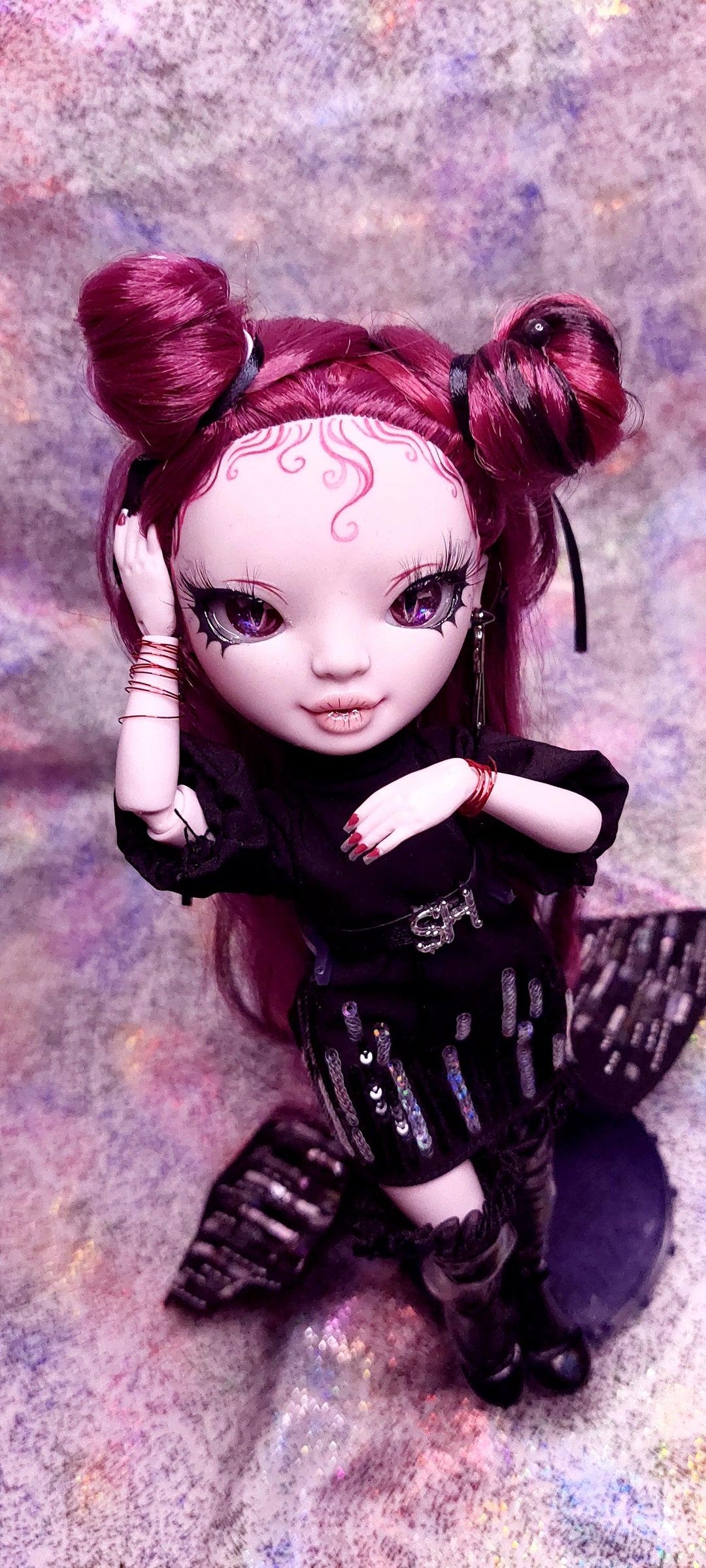Vampire Rainbow High Custom Doll Halloween OOAK Art Doll - Etsy