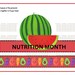 Printable Nutrition Month Hats for Kids | Healthy Food Crown Craft ...