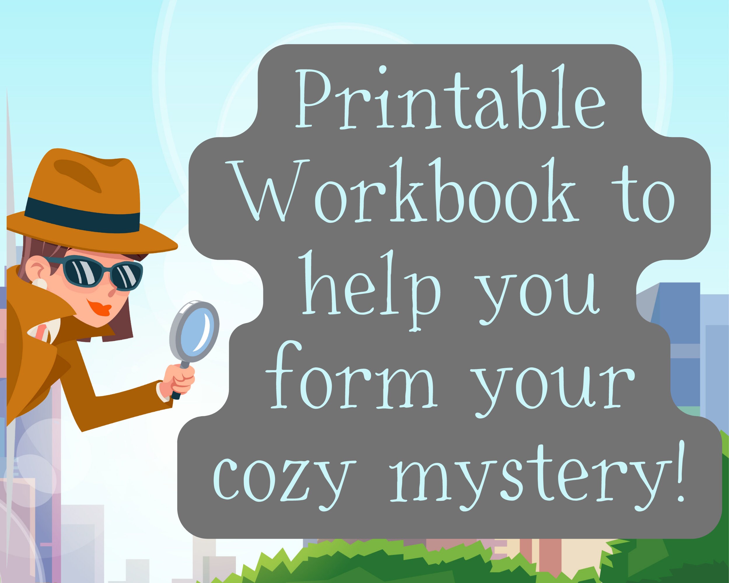 Writing Workbook | Updated Cozy Mystery Outline | Novel Writing Guides ...