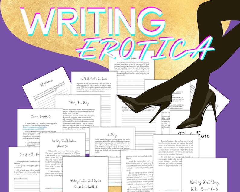 How to Write Erotica Short Stories | Writing Workbook and Writing Guidebook | Writing Guides ...