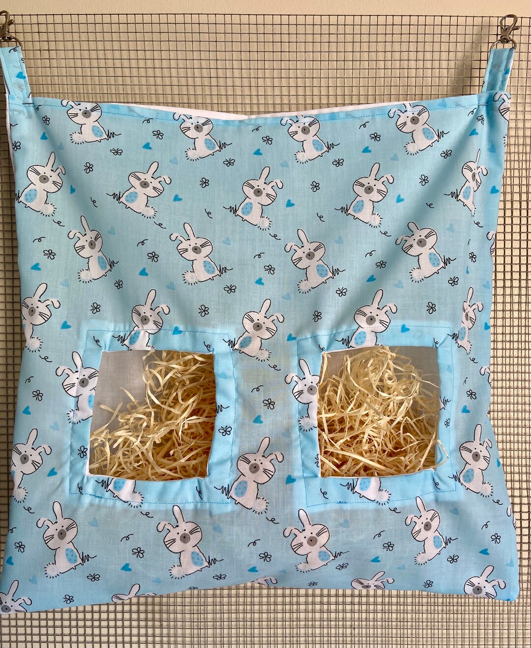 Hay Bag for Rabbits and Guinea Pigs, Rabbit Hay Feeder, Rabbit Owner ...