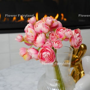 Mini Ranunculus Small Bundle | High Quality Artificial Flower | DIY ...