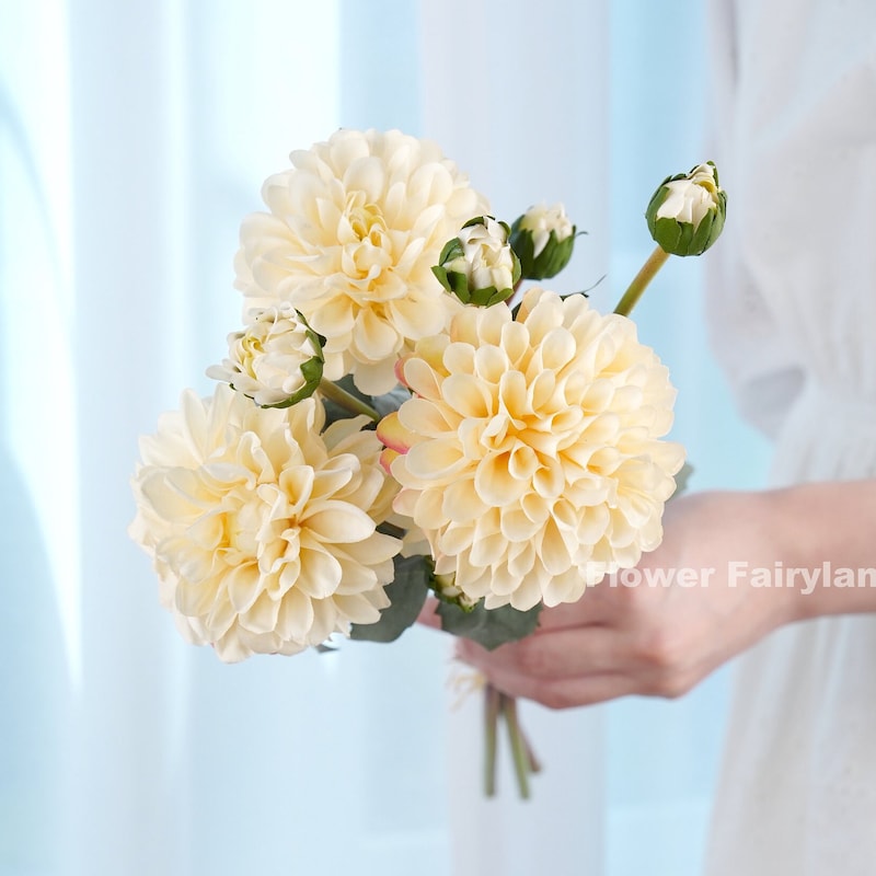 Ivory Dahlia - Etsy