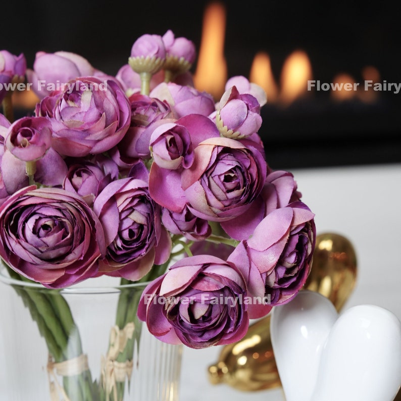 Mini Ranunculus Small Bundle High Quality Artificial Flower - Etsy