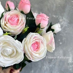 Real Touch Latex Rose Bouquet | 3 Heads Real Touch Rose | High Quality ...