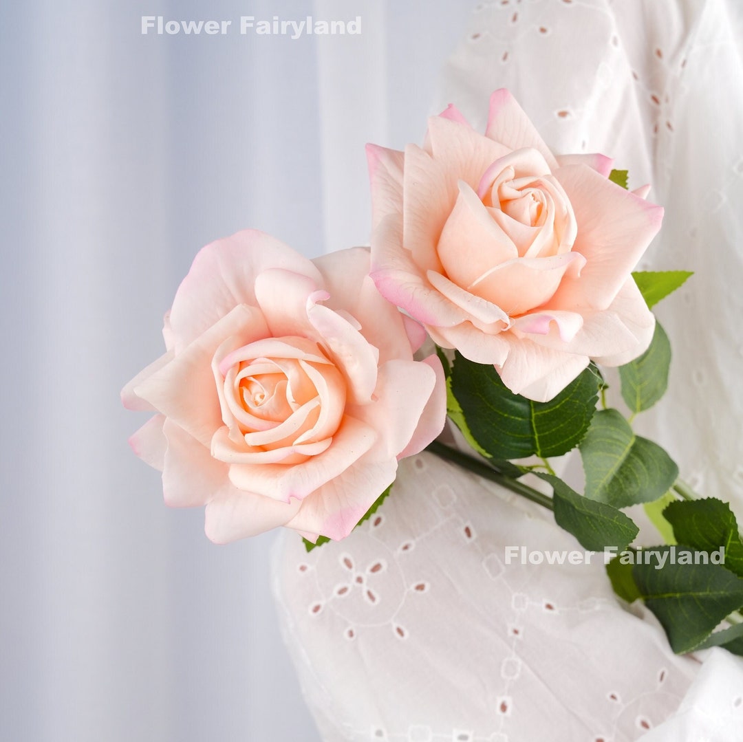 30 Huge Real Touch Latex Rose High Quality Artificial - Etsy