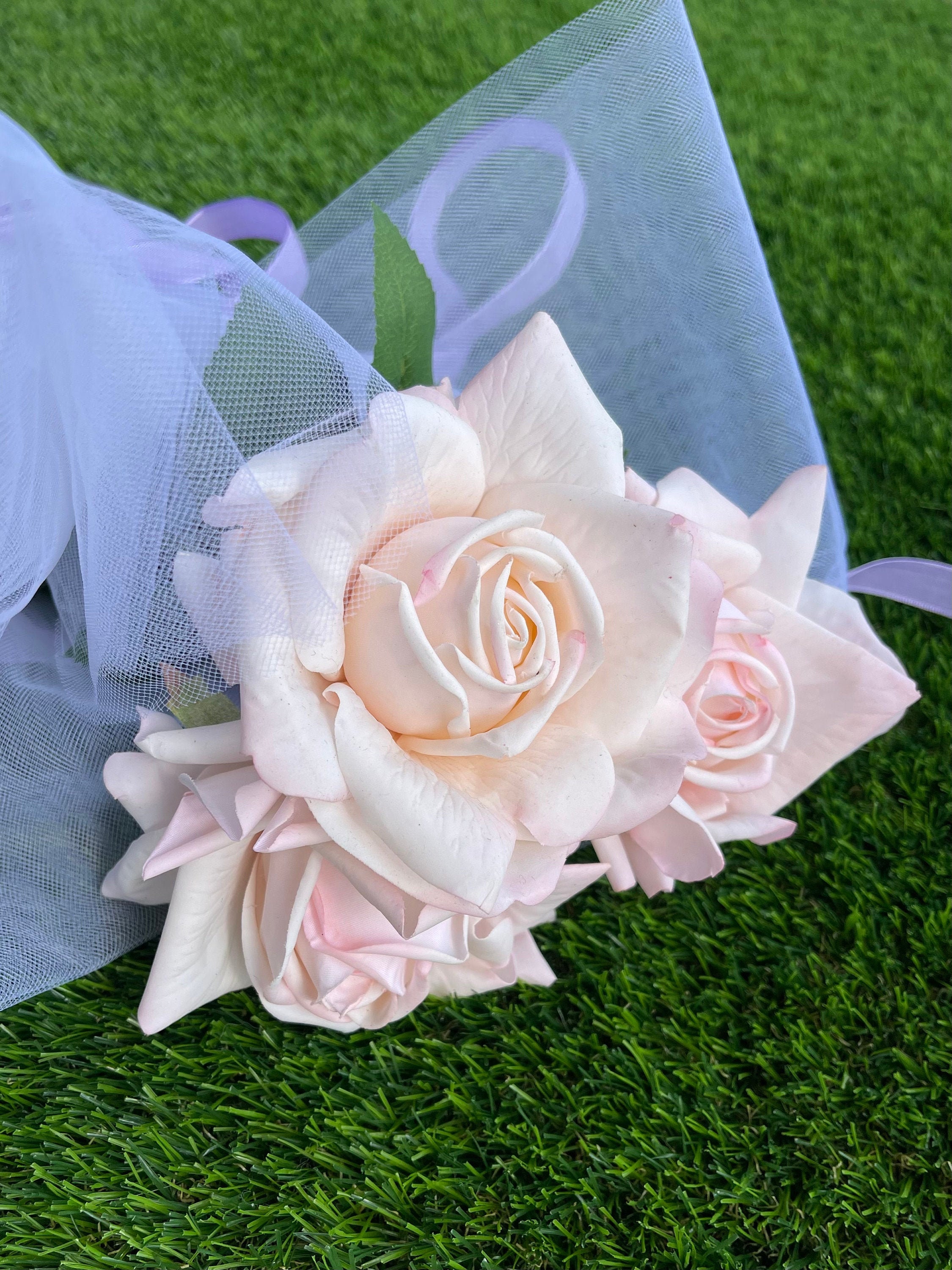 30 Huge Real Touch Latex Rose High Quality Artificial - Etsy