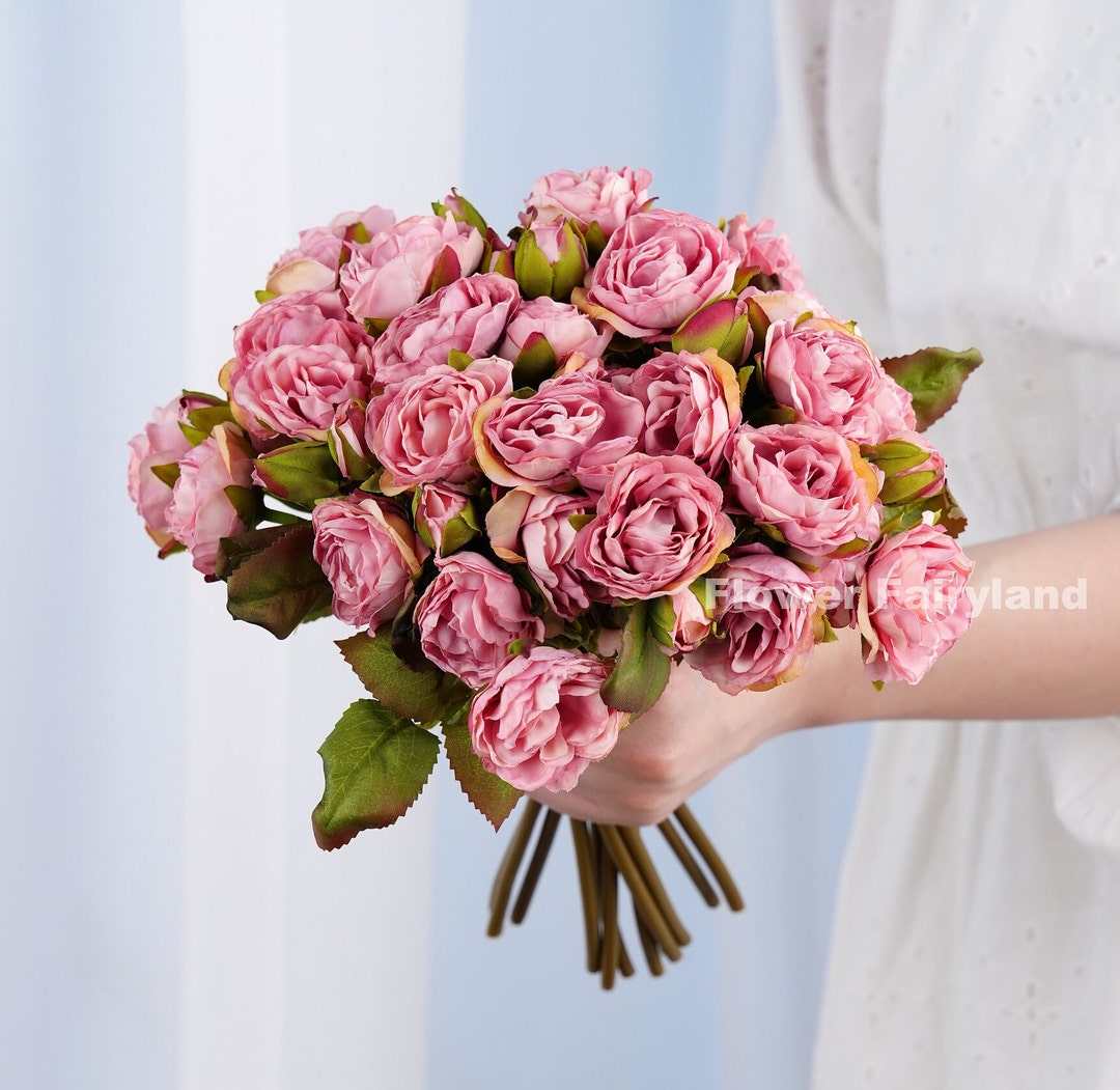 Dried Look Mini Rose Small Bundle | High Quality Artificial Flower ...