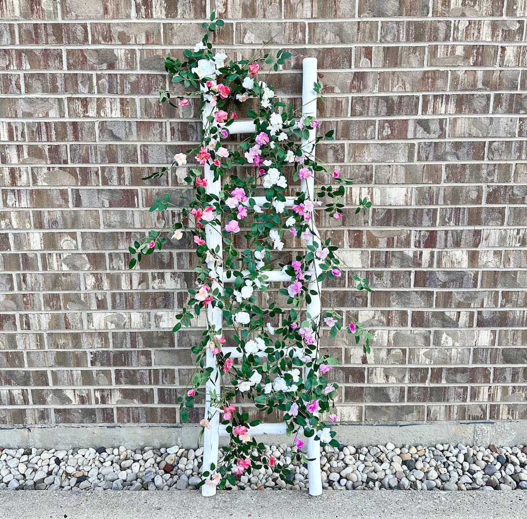 71 Mini Rose Garland Artificial Flower Garland Hanging Vine Wall ...