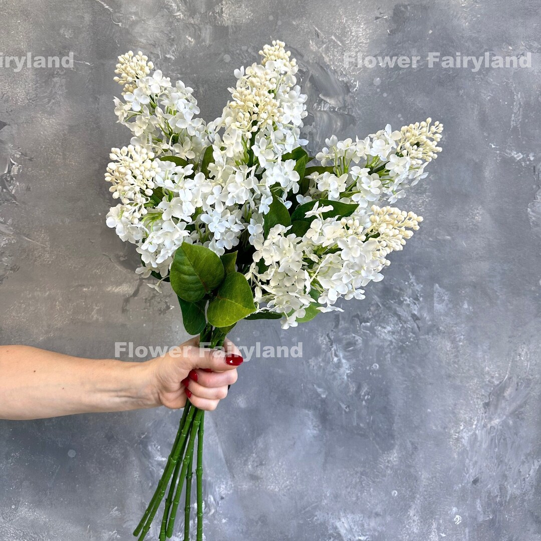 Faux Lilac Flower | High Quality Artificial Flower | DIY | Centerpieces | Wedding Flowers | Home ...