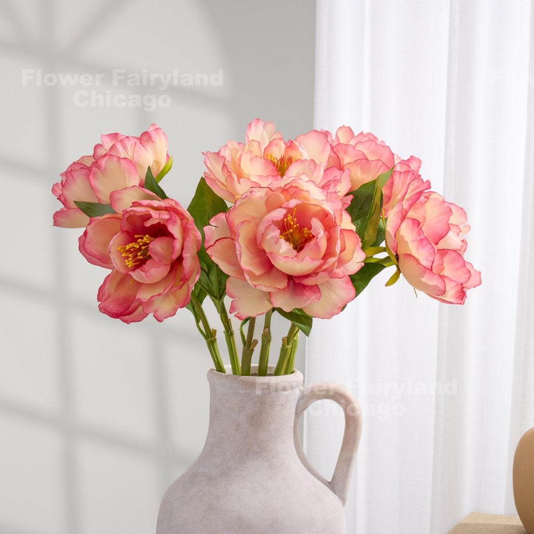 Faux Peony Flower | High Quality Artificial Flower | DIY | Floral ...