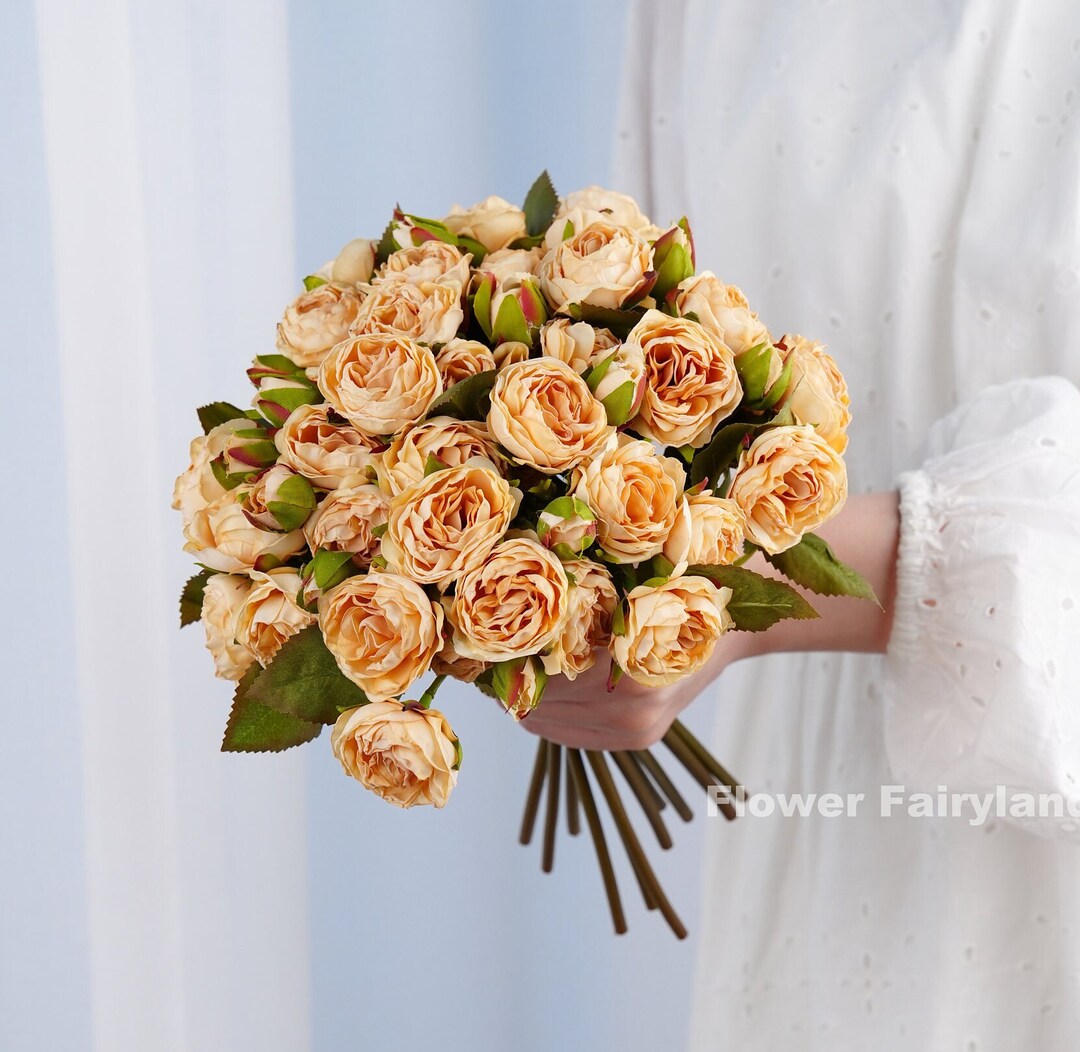 Dried Look Mini Rose Small Bundle | High Quality Artificial Flower ...