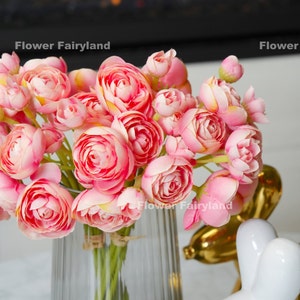 Mini Ranunculus Small Bundle | High Quality Artificial Flower | DIY ...